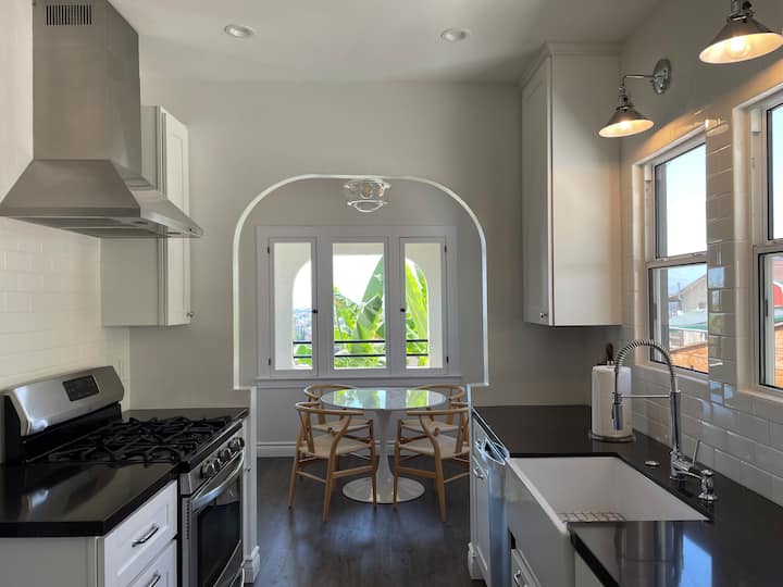 Spanish Modern Overlooking The Downtown Skyline - Alhambra, CA