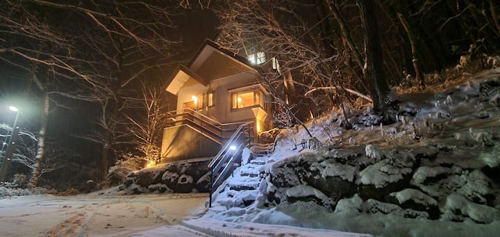 【平日割】森林浴／100インチ映像+轟音サウンド／人工芝デッキ／エアコン完備／抜群のプライベート空間 - Nasu