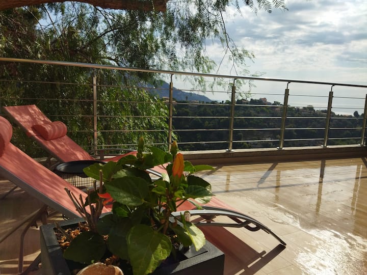 Charmant 2 Pièces Avec Terrasse Dans Petite Villa - Menton