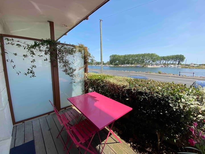 Charmant Studio Sur Le Canal De La Mer Ouistreham - Ouistreham