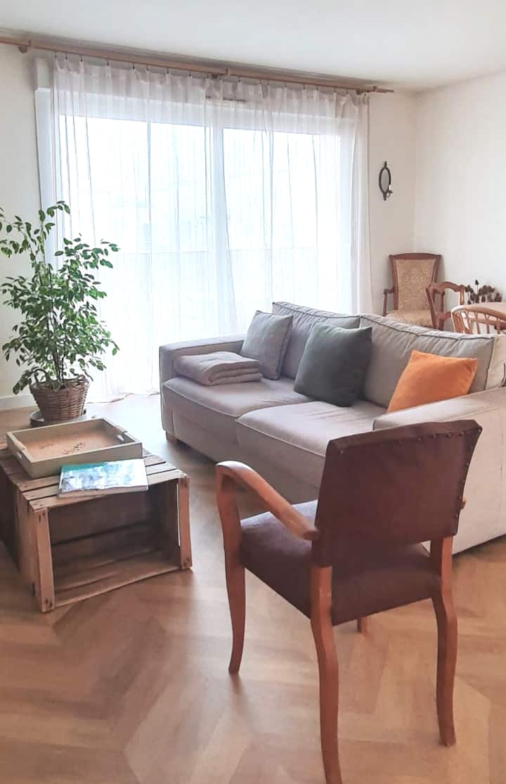 Chambre Privée Dans Un Bel Appartement Cosy 73m2 - Chambray-lès-Tours