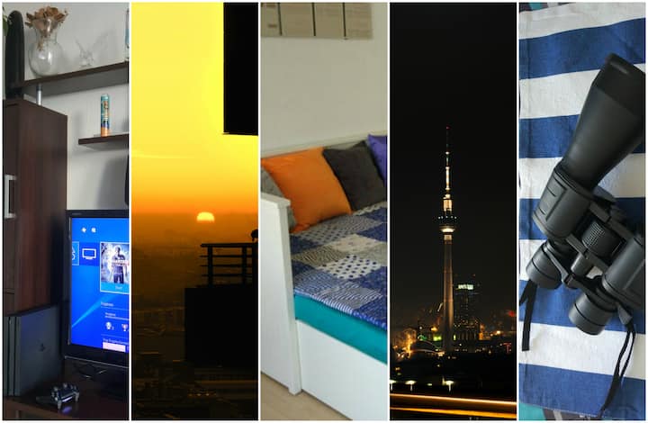 Spectacular View & Comfy Room At 75 M Height - Berlin