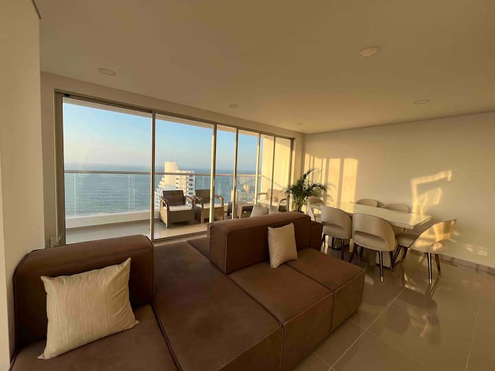 Vista Al Mar Cómodo Y Moderno - Cartagena, Colombia