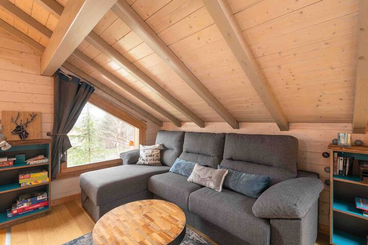 Spacieux Chalet 4 éToiles, Bain Nordique Baby Foot - Ventron