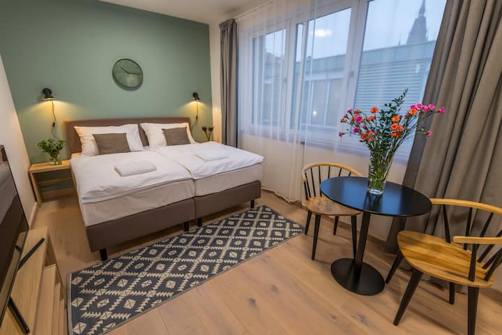 3 Min To Wenceslas Square Exclusive Studio W. A/c - 布拉格