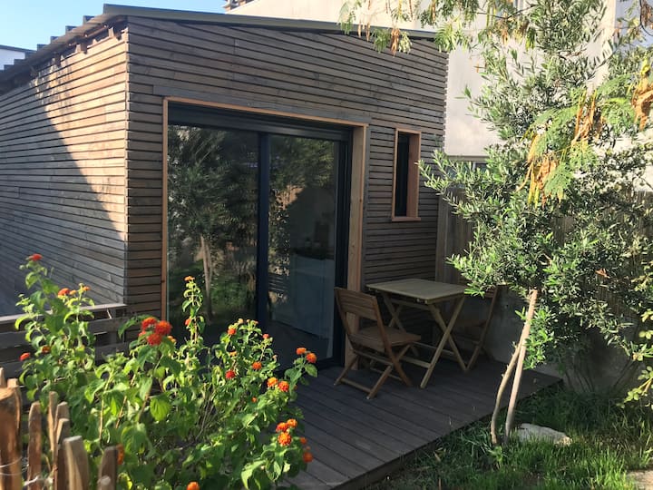 Plage - Studio Climatisé  Jardin, Parking -Carnon - Mauguio