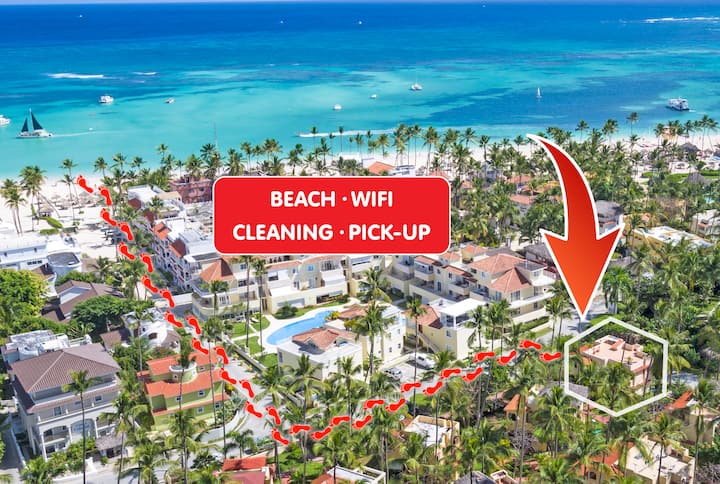 Beach House Z1 With Pool And Beach - Punta Cana