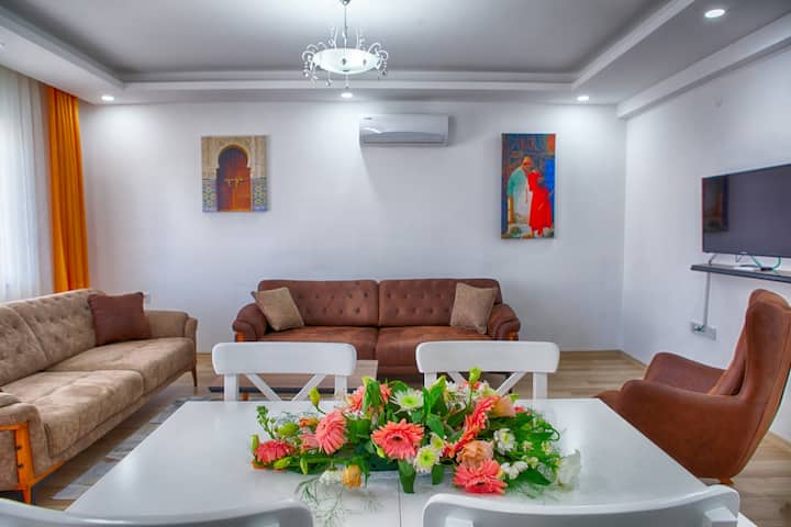 Konyaalti Beach 2+1 Luxuary Apartment Wi̇th Pool-3 - Konyaaltı