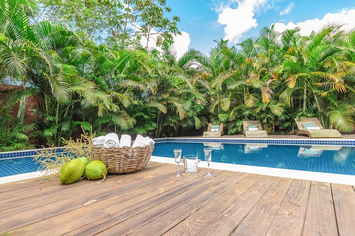 Casa Palmeira Trancoso, Em Condomínio Fechado! - Trancoso