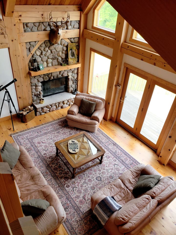 Unique Timber Frame Home In Baraboo Bluffs Area - Baraboo, WI