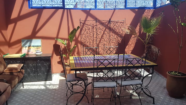 Maison Bleue à 5 Mn à Pied De Place Jamaa El Fna - Marrakech