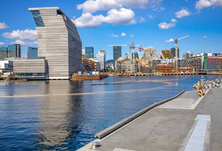 Seaside Apt-close Central St, Barcode & Operahouse - Oslo