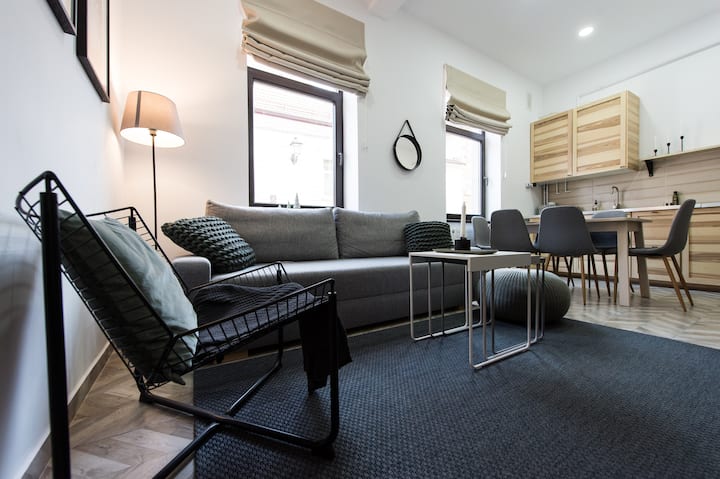 Charming Old Town Flat With Mountain View - Brassó
