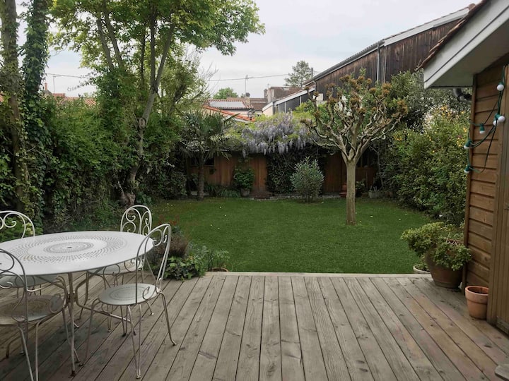 ÉChoppe Avec Jardin - Idéal Séjour Famille Ou Amis - Bordeaux