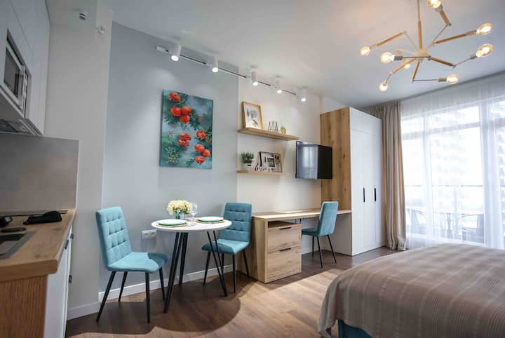 Gg Home – New Cozy Studio At White Sails - Batumi