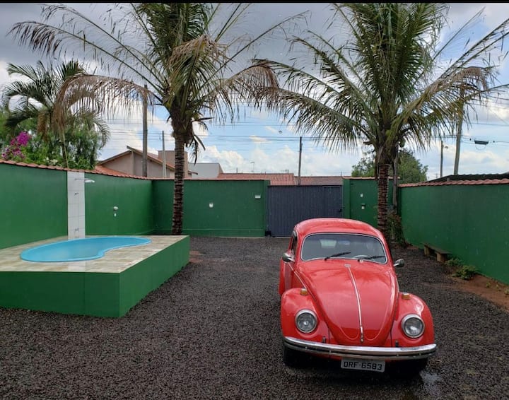 Casa Agradável Com Piscina Infantil - Brotas
