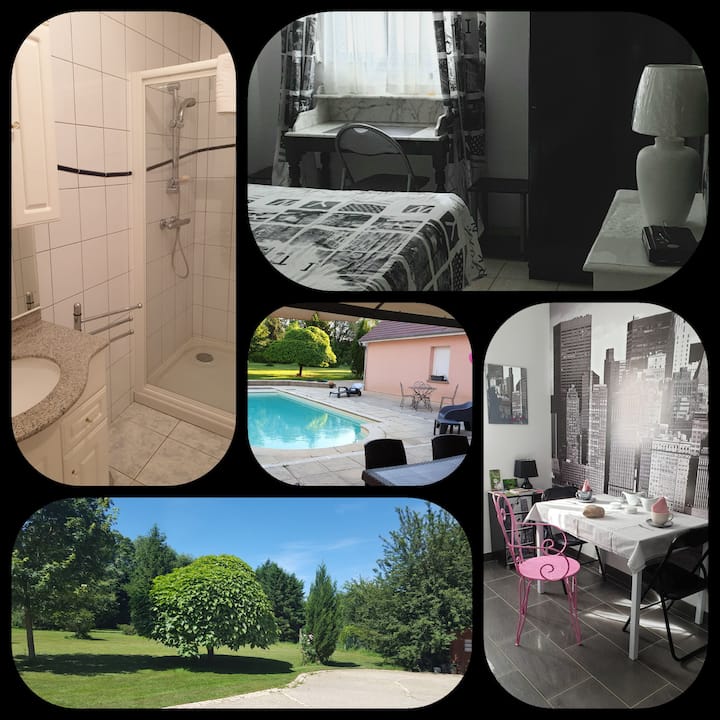 Studio Dans Une Maison Avec Piscine - Saint-Amand-Montrond