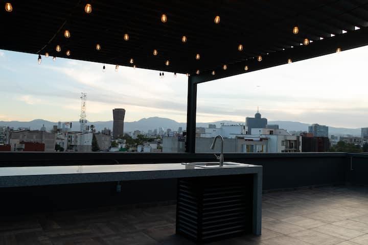 Roof In Roma - Mexico