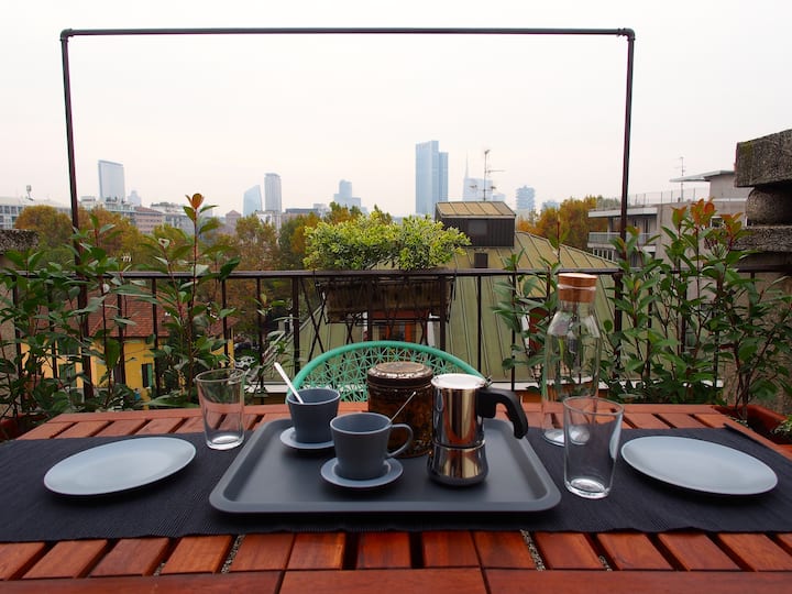 Romantic Panoramic Penthouse - Milaan