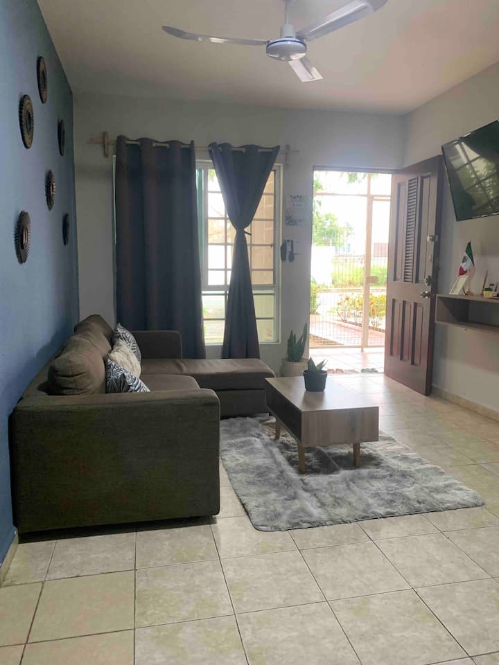 Departamento Planta Baja Céntrico Para 10 Personas - Playa del Carmen
