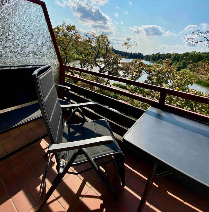 Seeblickappartement „Eure Zeit" Mit Balkon - Harz