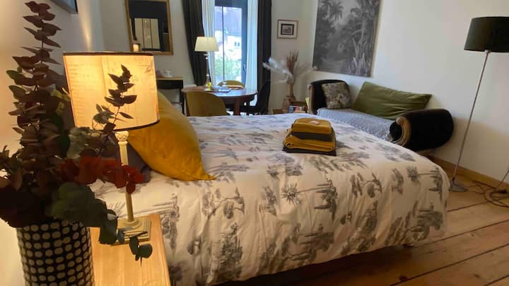 Chambre 25m2, Petit Déjeuner Inclus, Terrasse - Beaune