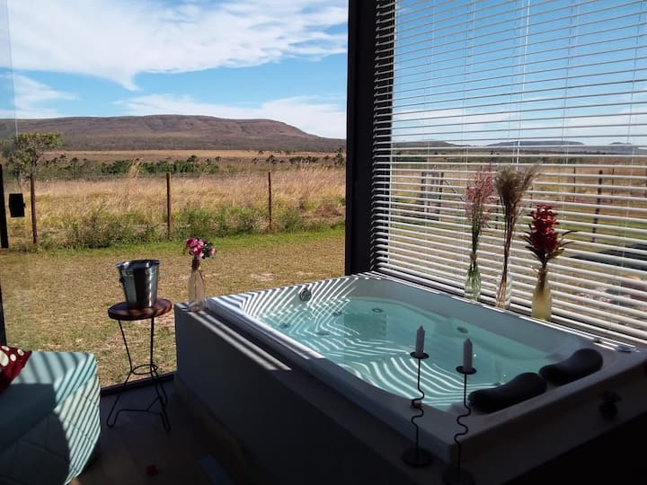 Terravida Chalé 2: Hidro Na Sala, Lareira Externa - Goiás (estado)