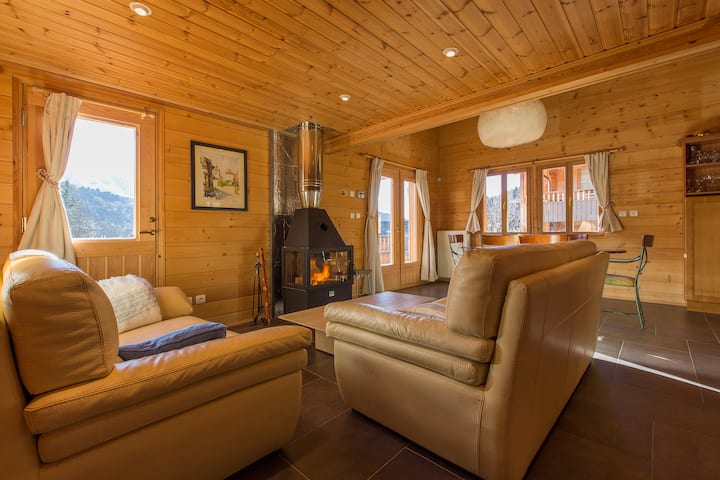 Mysterious Waterfall Chalet W/sauna Next To Slopes - Le Grand-Bornand