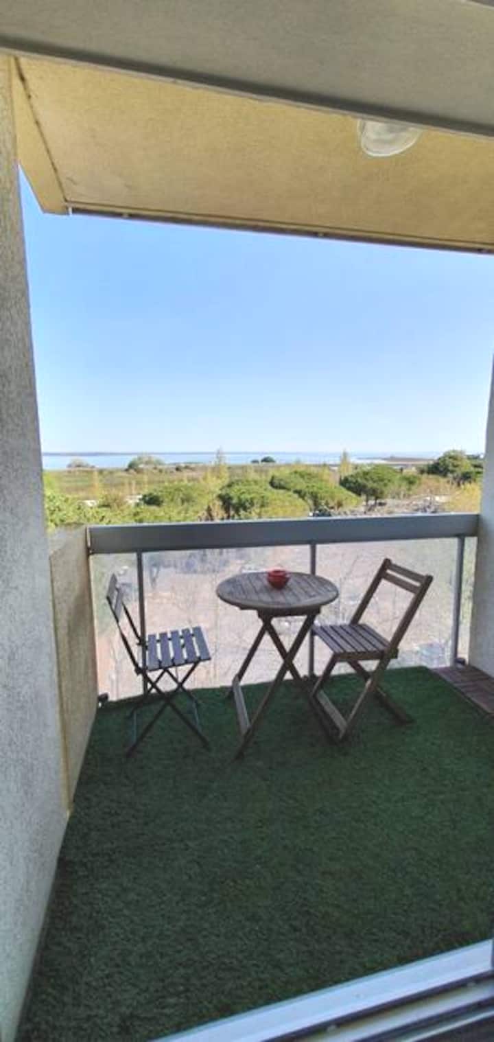 Studio Cosy à Port Carnon Vue Sur ÉTang De L'or - Mauguio