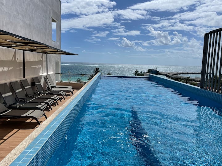 Lovely Apartment At Downtown Puerto Morelos - Puerto Morelos