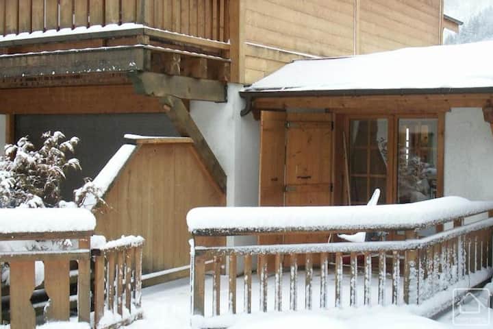 Studio Plein Centre, Navette Ski Au Pied Immeuble - Les Contamines-Montjoie