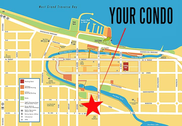 Suite 6 - In The Heart Of Traverse City - Traverse City, MI