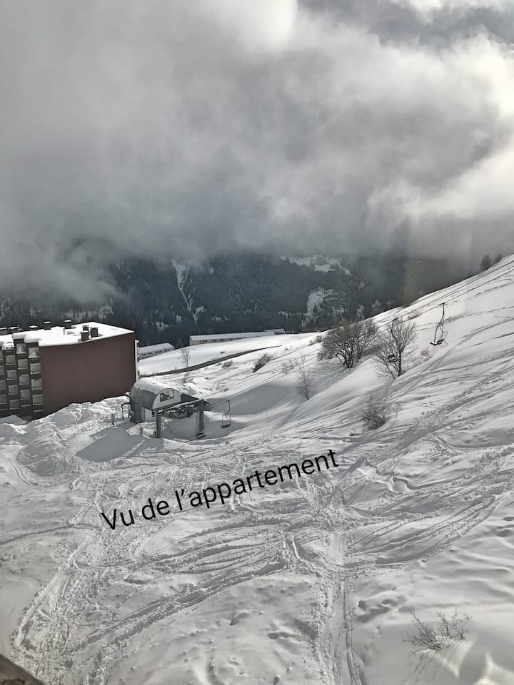 Orcières Merlette : Appartement Avec Vue Montagne - Orcières