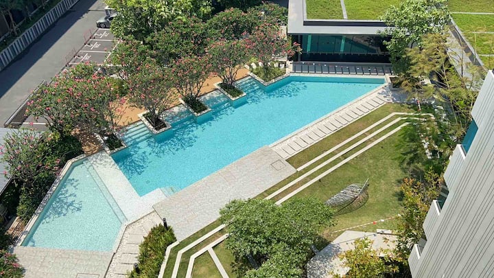 Two-bedroom Apartment In Satun District / Two Bathrooms / With Bathtub / Free Swimming Pool - Bangkok