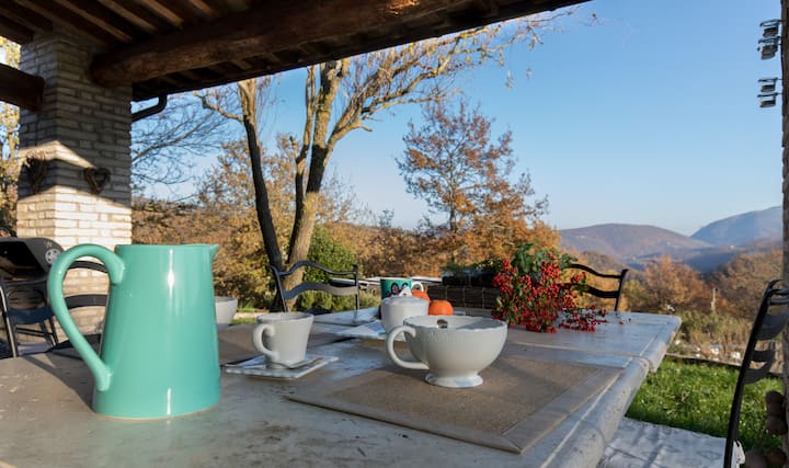 Villa Cenobio C: Un Caratteristico E Accogliente Monolocale Fatto In Pietra. - Umbria