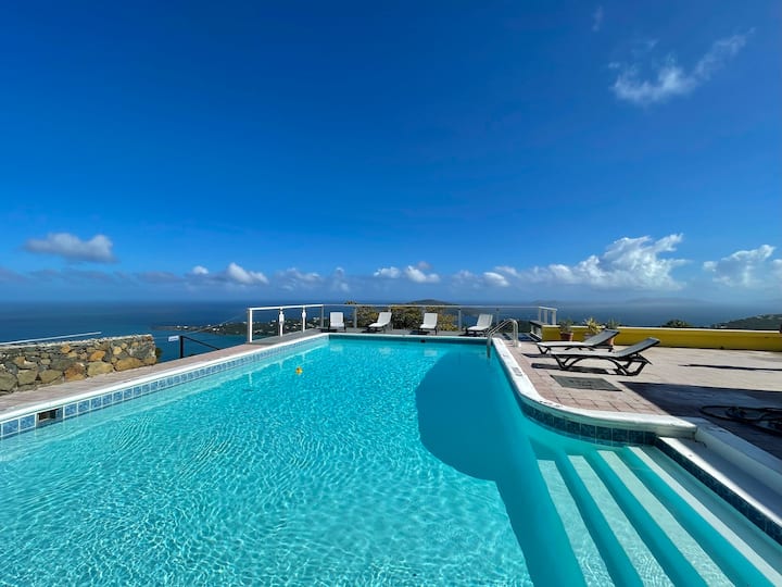 Villa Paradis! Spacious Home~amazing Views & Pool! - Saint Thomas