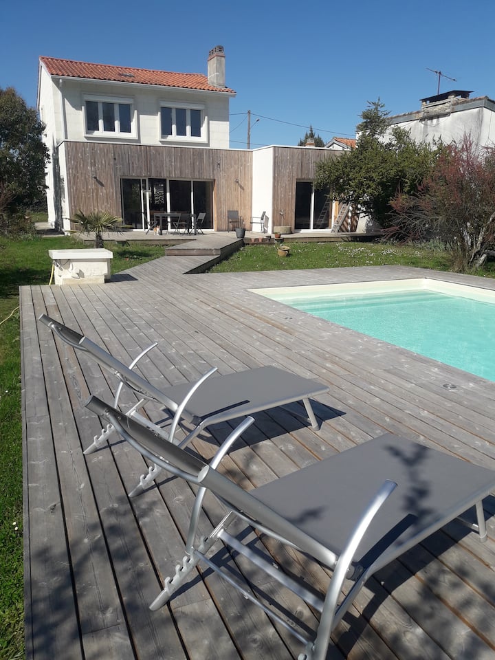 Charmante Maison Familiale,grand Jardin Et Piscine - Bordeaux