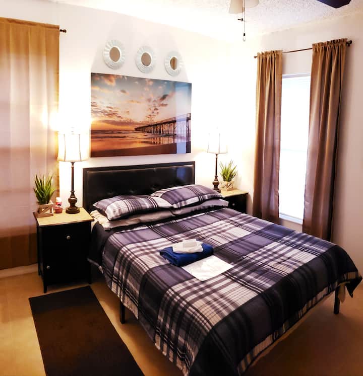 F6 Private Room With 55" Smart Tv Near Everything - Orlando