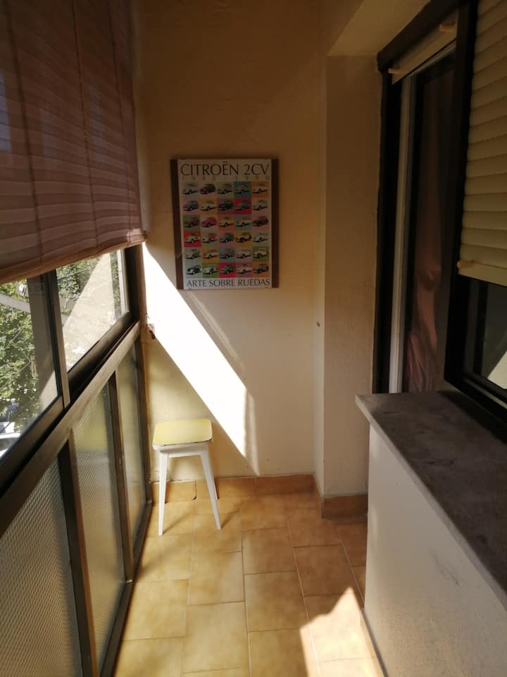Habitación Completa Con Cama Ind, Balcón Y Baño - Orio