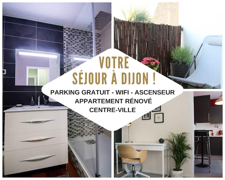#1 Cosy Appartement Centre-ville Dijon - Parking ! - Dijon