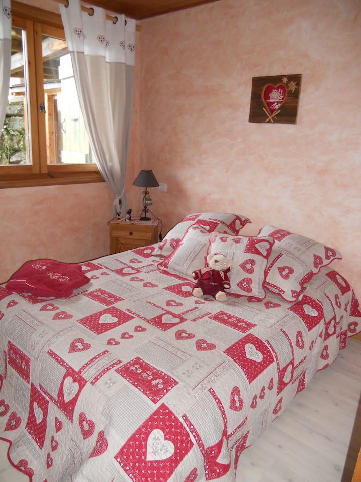 Chambre Dans Un Chalet Face Au Mont Blanc à Cordon - La Giettaz