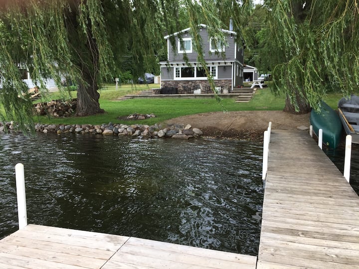 Copper Roof Lake Cottage On Crooked Lake - Water Slides, Fremont