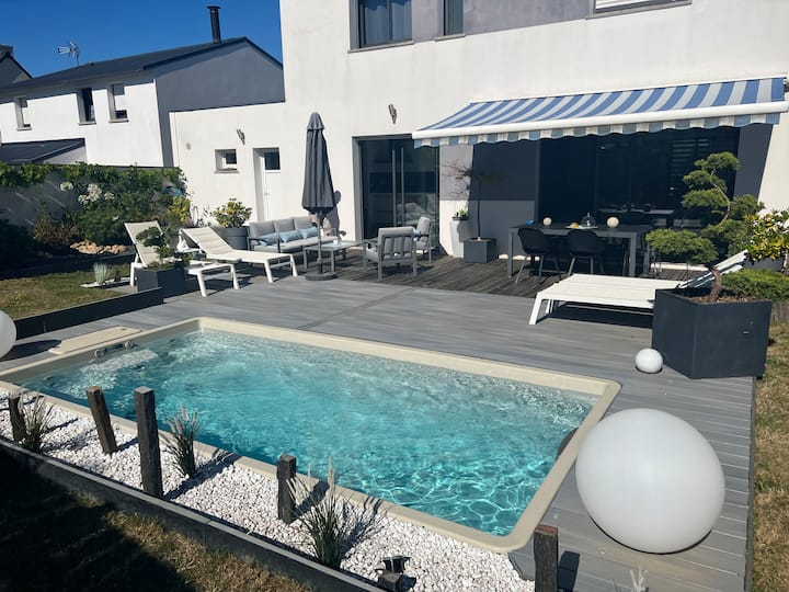 Villa Moderne Avec Piscine-spa Proche Gare/centre - Vannes