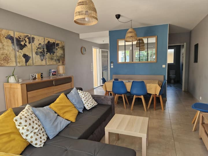 Maison Les Tennis, 300m Plage & Commerces, 6/8pers - Manche