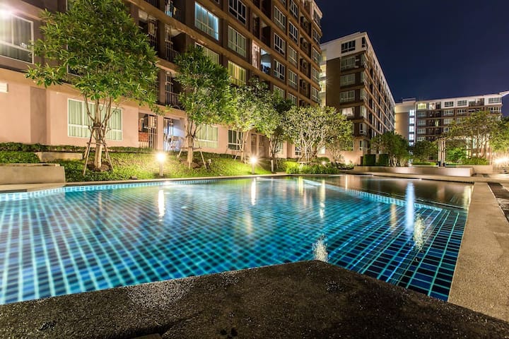 3 Rooms 2 Bath Luxury Designer Apartment 100m Pool - Phuket
