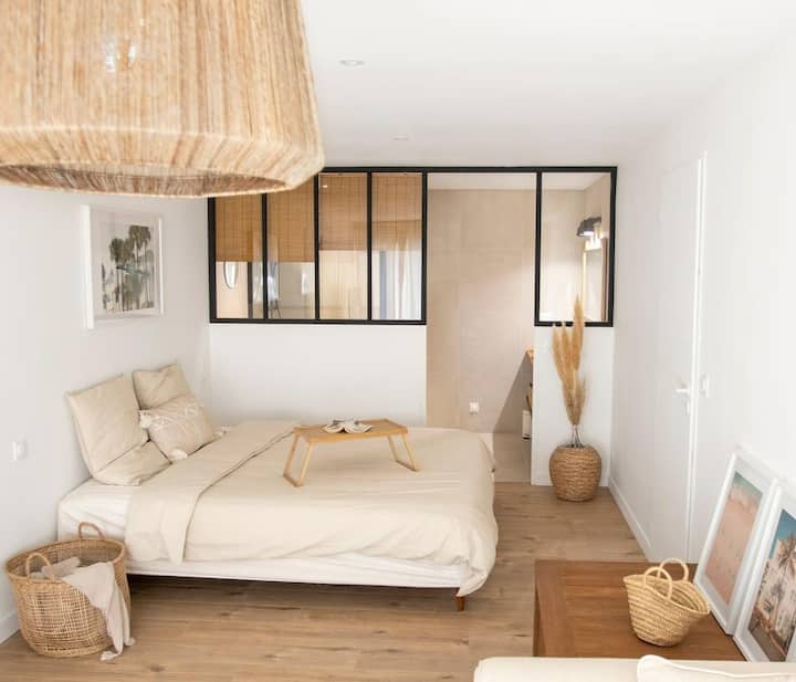 Studio Privé Dans Jolie Villa Entre Bassin Et Océan - Cap Ferret
