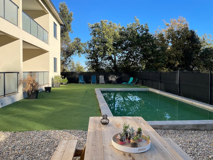 T3 Neuf Avec Piscine à Vescovato Casa L'alivetu 2 - Corsica