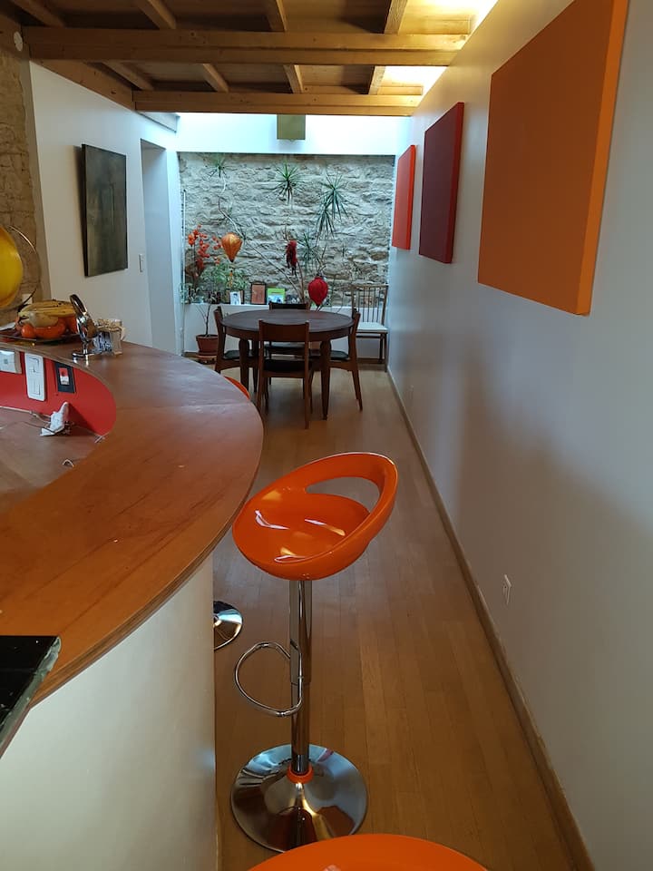 Chambre Spacieuse Avec Sdb Et Parking Privés - Nancy