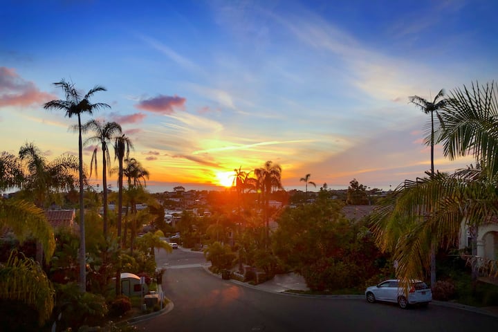 Spacious Ocean View Getaway, Walk To Beach - Encinitas, CA