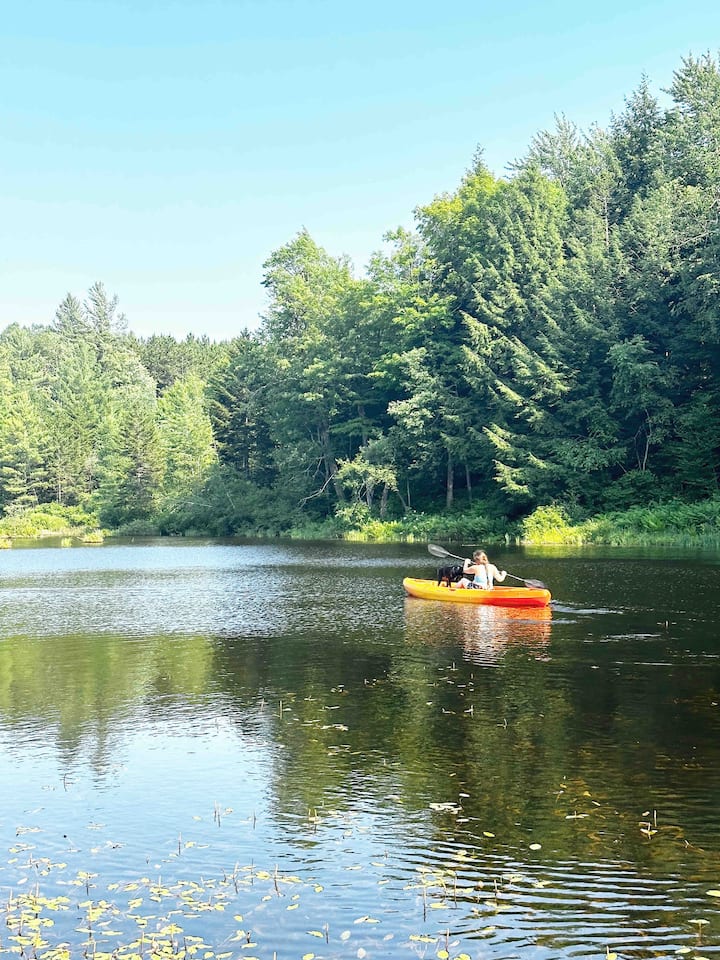 Private 56-acre Campground With Cozy Cabins - 파인